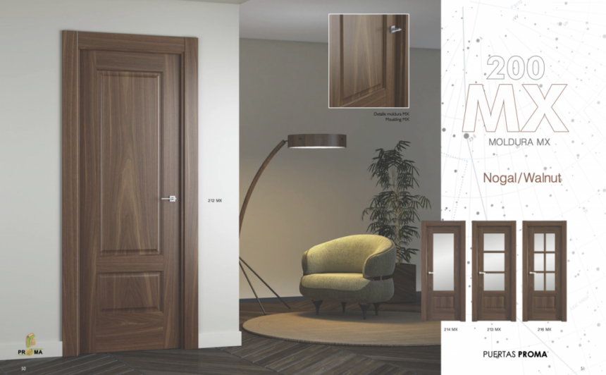 Puertas de madera Mod. 200 MX Proma - PUERTAS GARCISANZ